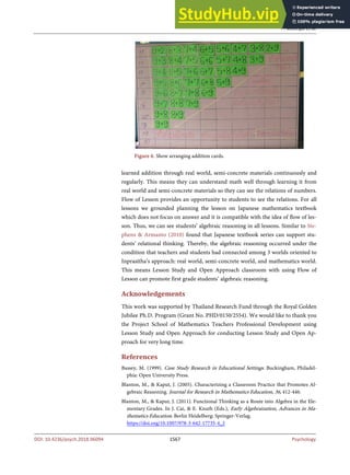 Algebraic Reasoning In Early Grade Promoting Through Lesson Study And ...