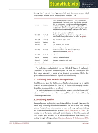 Algebraic Reasoning In Early Grade Promoting Through Lesson Study And ...