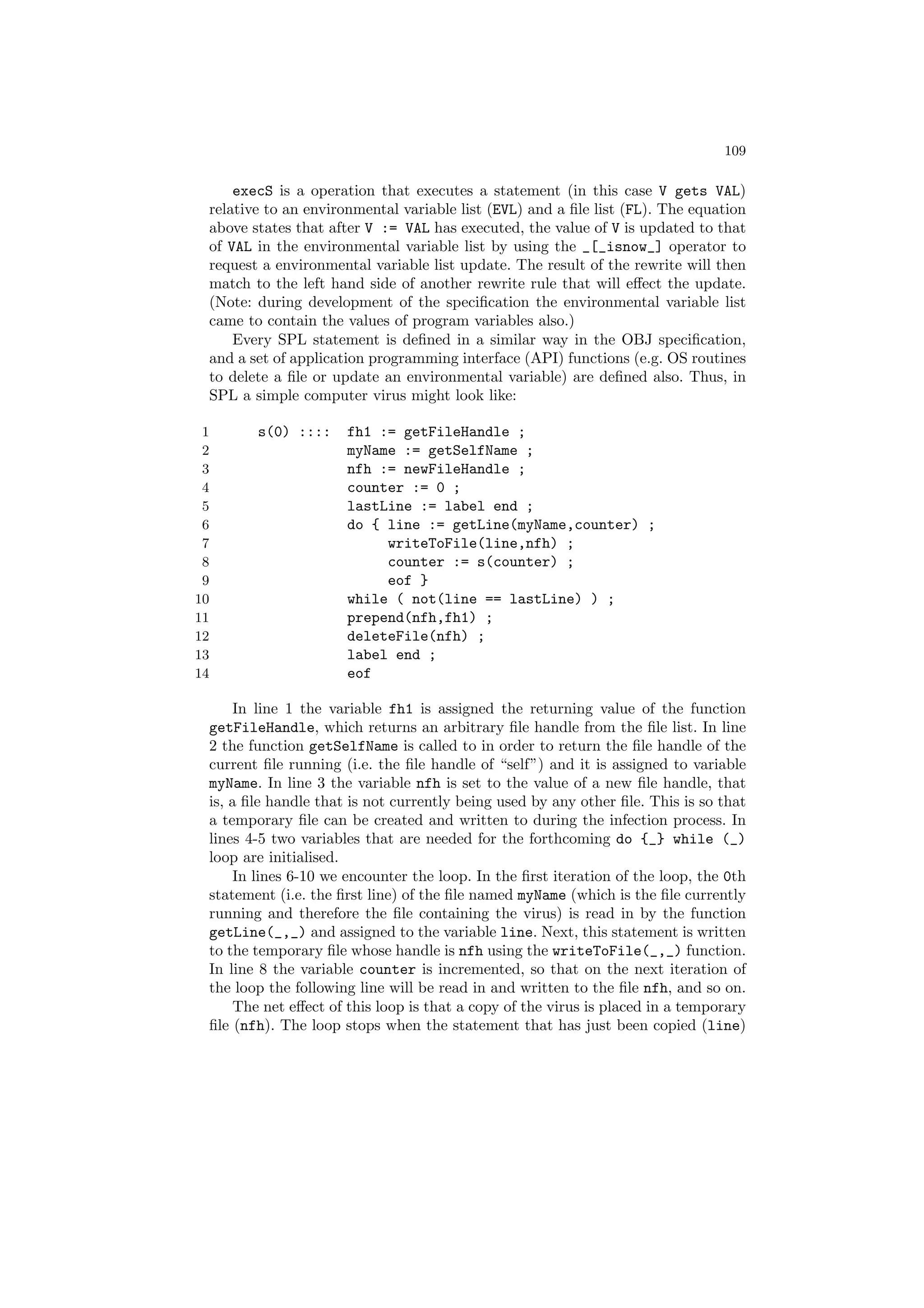 Algebraic Specification Of Computer Viruses And Their Environments Pdf