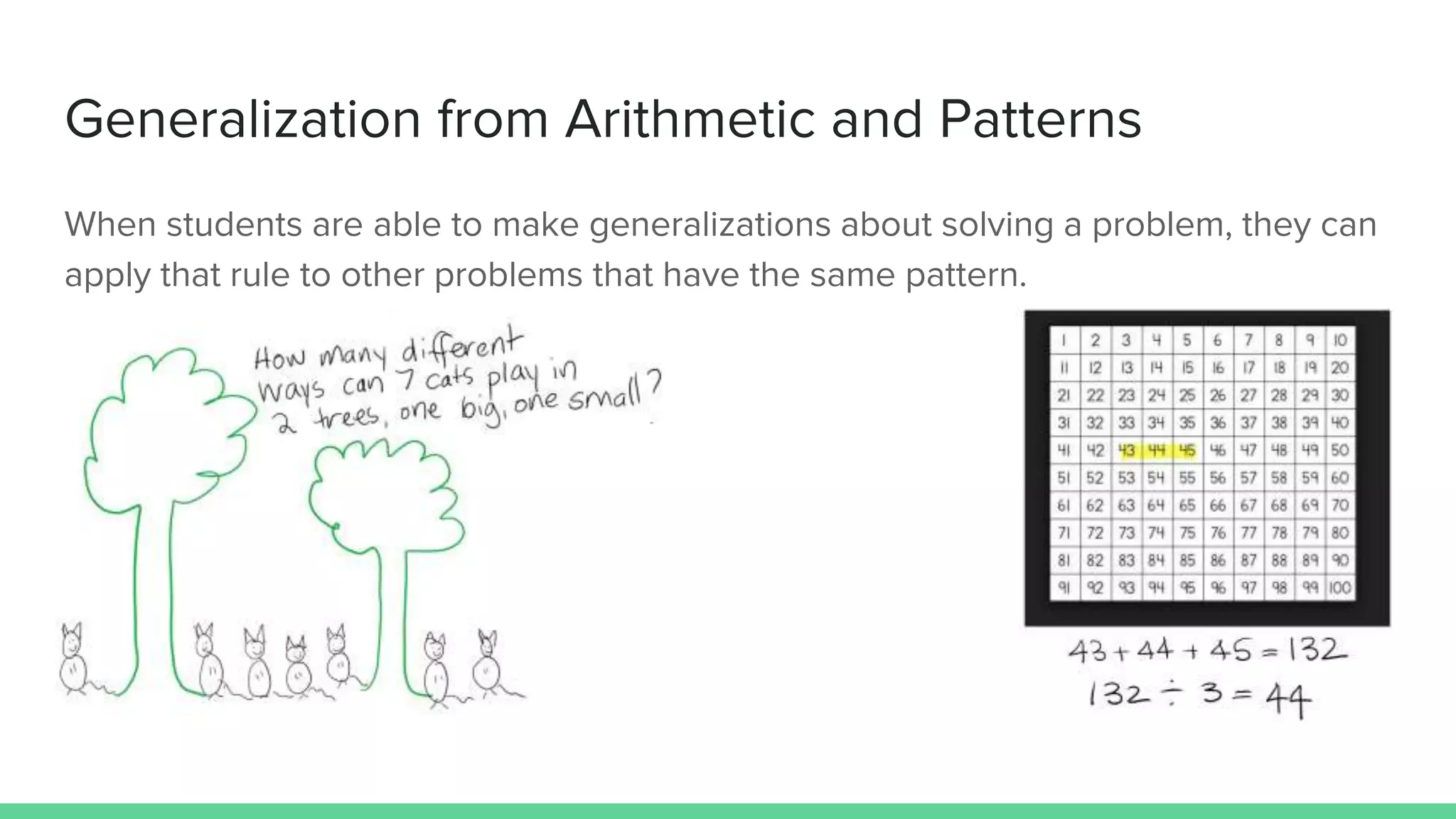 Algebraic thinking: generalizations, patterns and functions | PPTX
