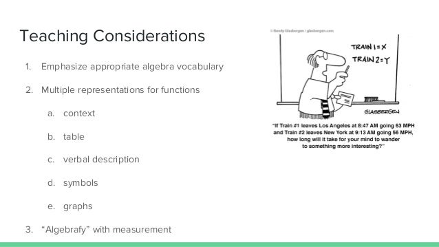 Algebraic Thinking Generalizations Patterns And Functions
