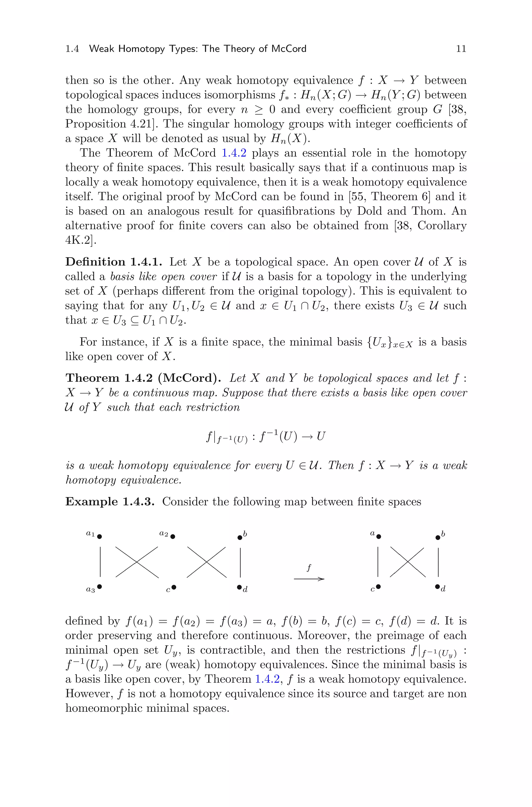 Algebraic topology of finite topological spaces and applications | PDF ...
