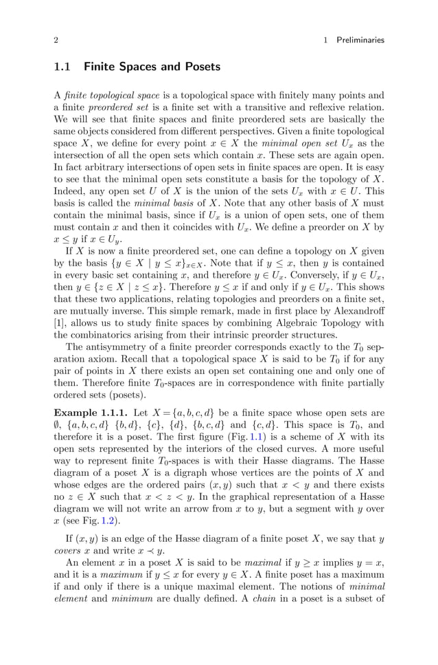 Algebraic topology of finite topological spaces and applications | PDF | Maps & Navigation