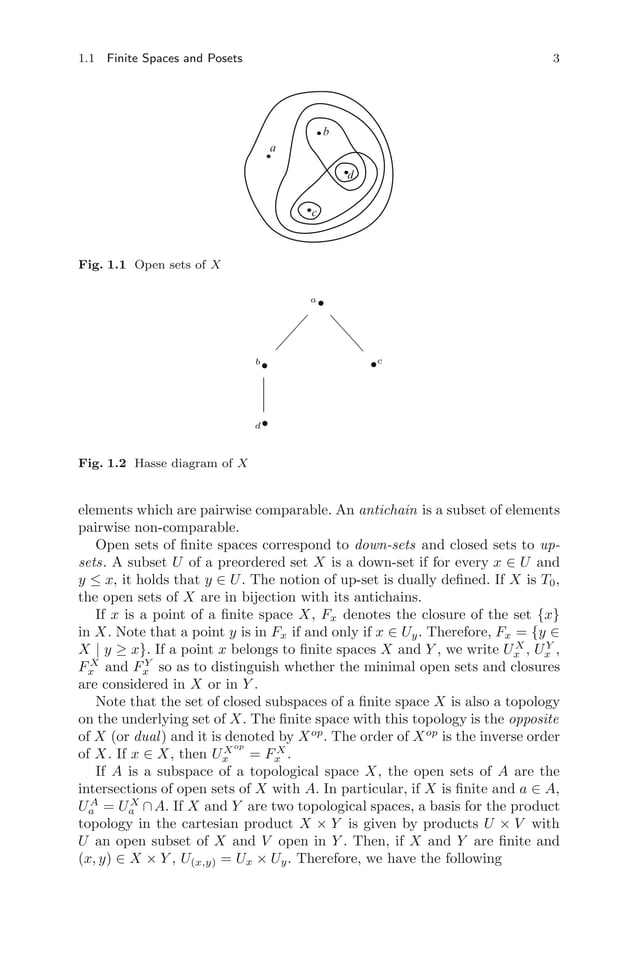 Algebraic topology of finite topological spaces and applications | PDF | Maps & Navigation
