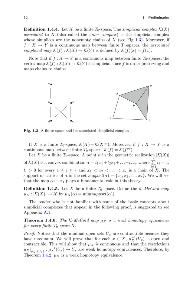 Algebraic topology of finite topological spaces and applications | PDF | Maps & Navigation