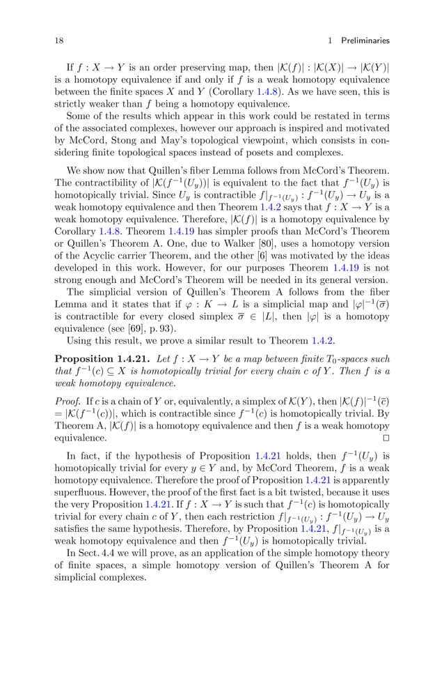 Algebraic topology of finite topological spaces and applications | PDF | Maps & Navigation