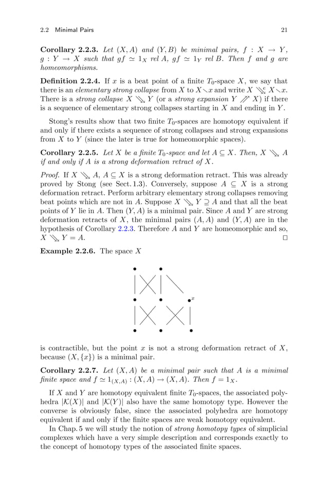 Algebraic topology of finite topological spaces and applications | PDF | Maps & Navigation