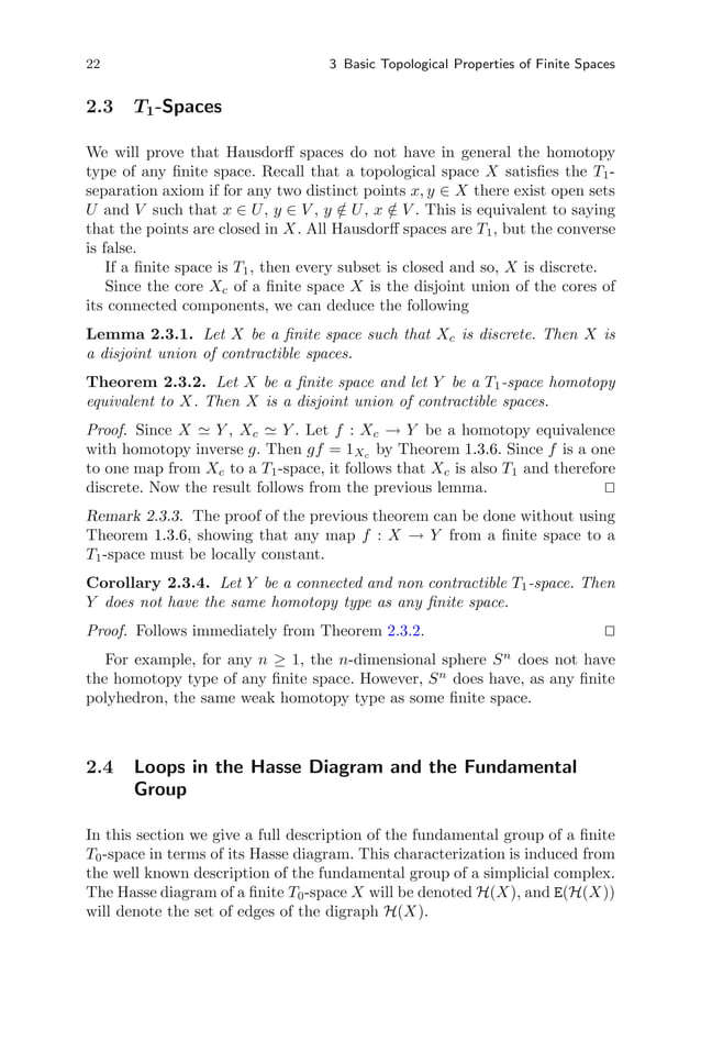 Algebraic topology of finite topological spaces and applications | PDF | Maps & Navigation