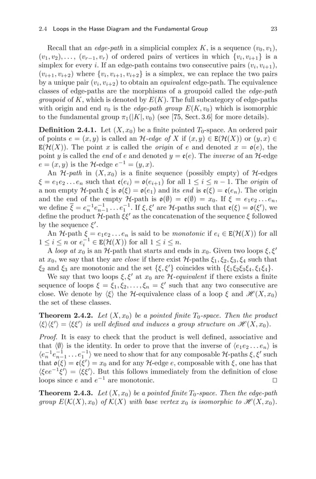 Algebraic topology of finite topological spaces and applications | PDF | Maps & Navigation