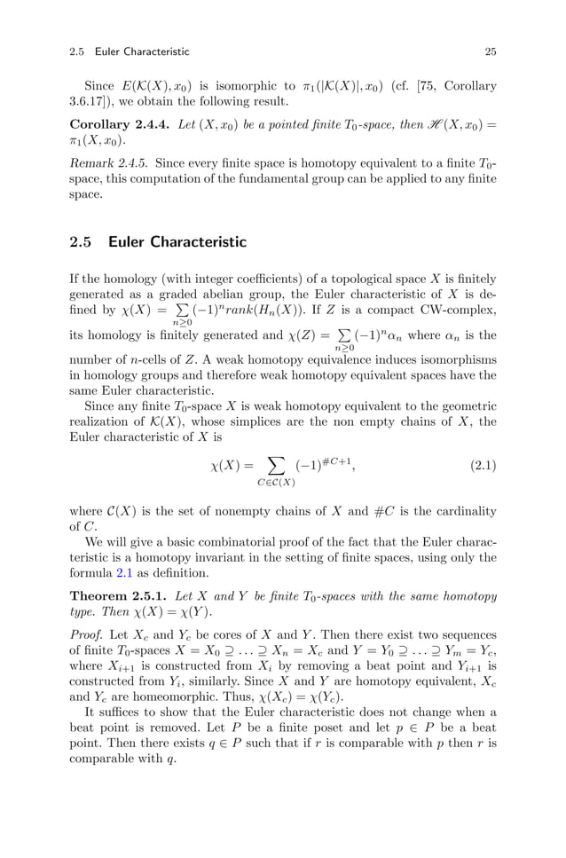 Algebraic topology of finite topological spaces and applications | PDF | Maps & Navigation