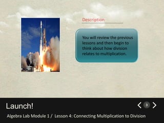 Algebra lab.module1.lesson4.mult&div | PPTX | Educational Assessment ...