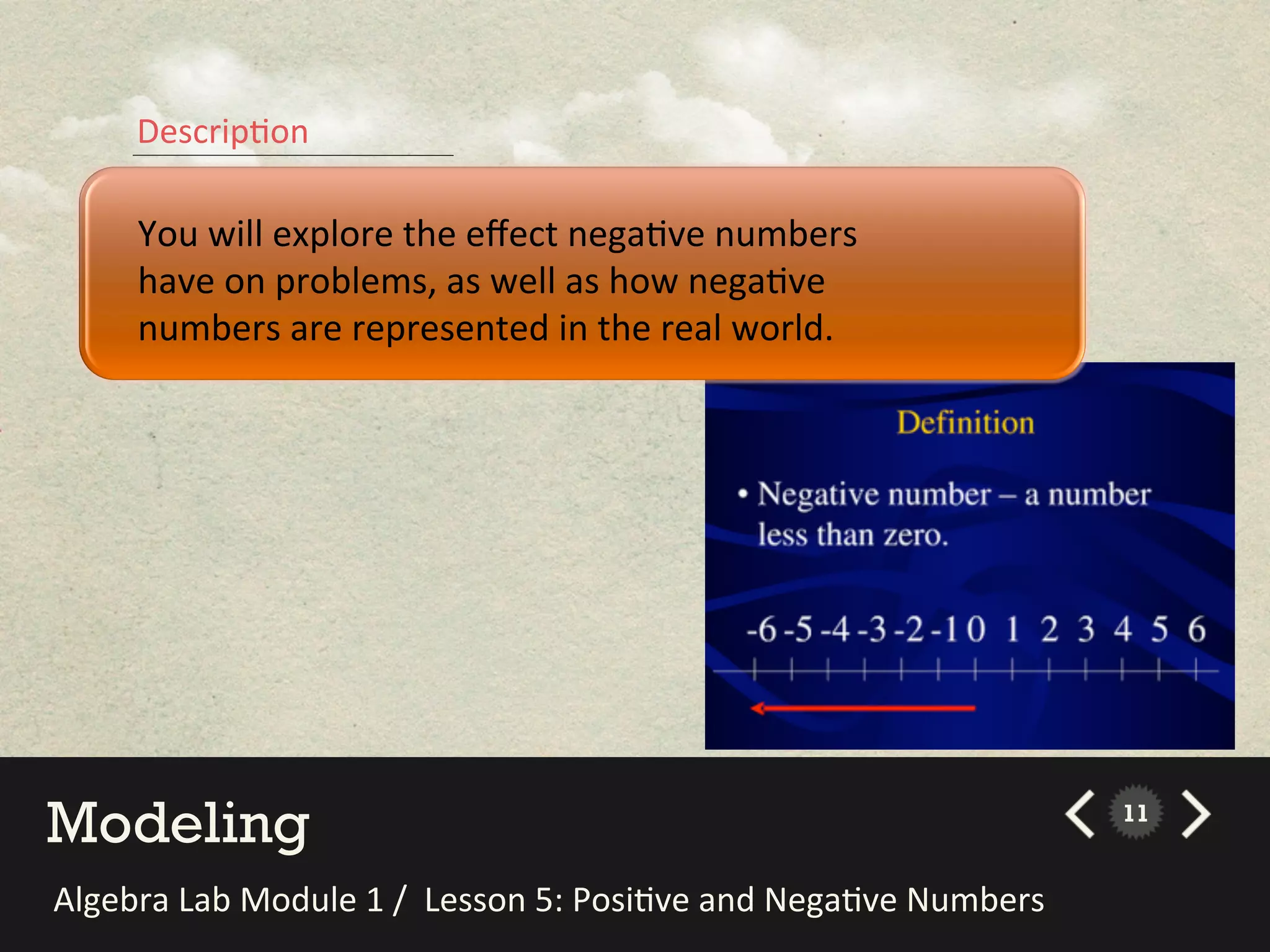Algebra lab.module1.lesson5.posandneg | PDF
