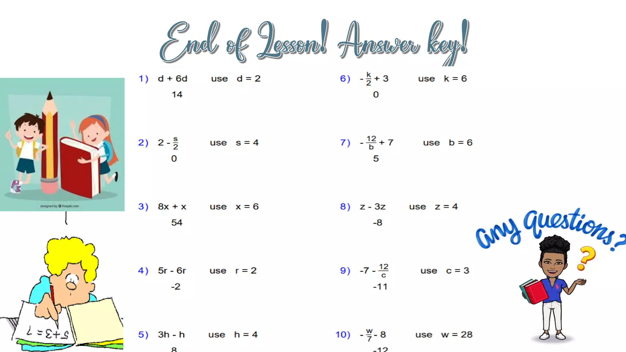 Algebra lesson 3 | PPT