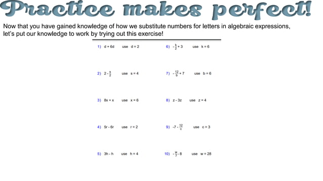 Algebra lesson 3 | PPT