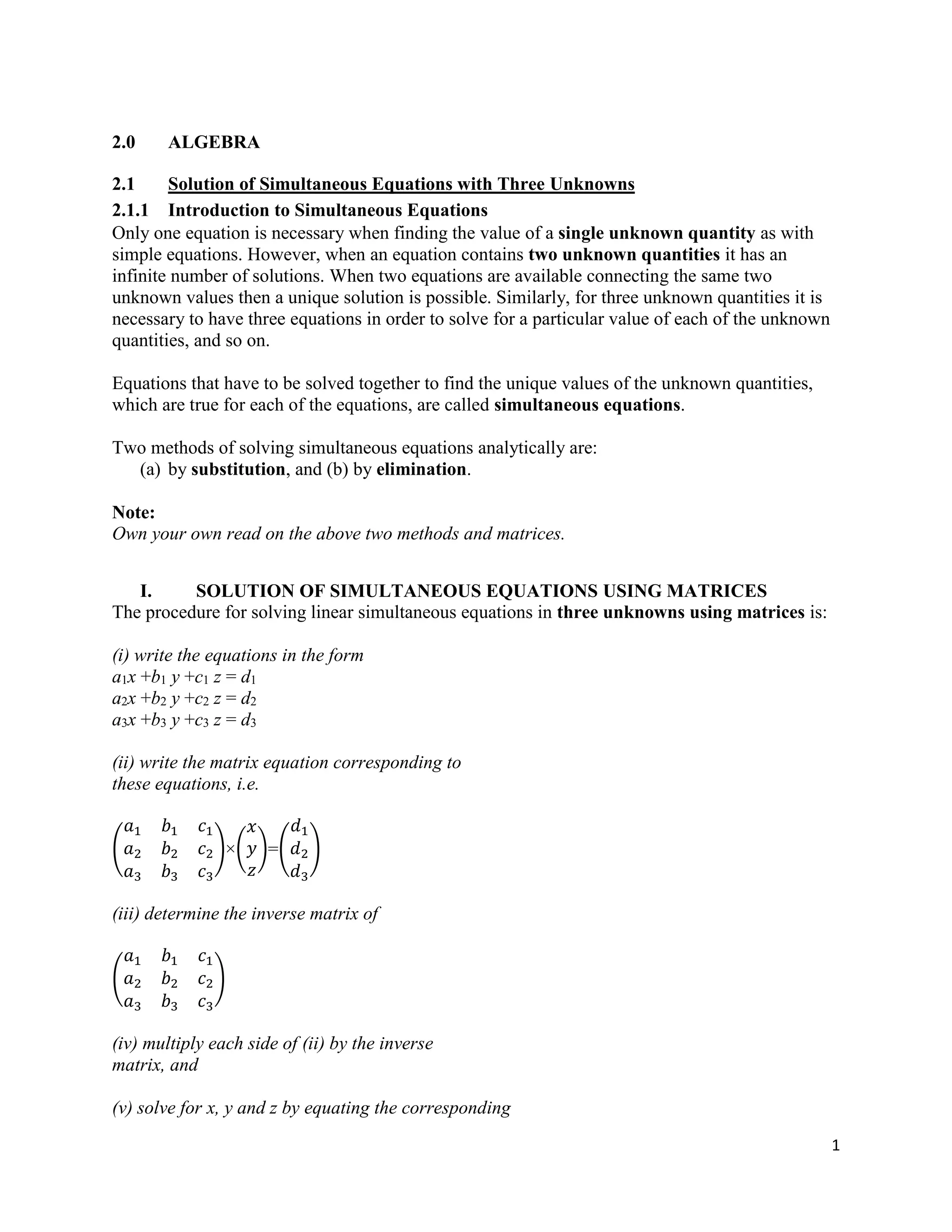 algebra lesson notes (best).pdf