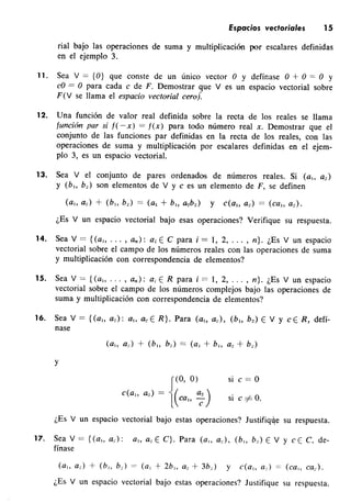 Algebra lineal de friedberg | PDF