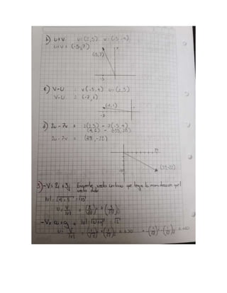 Algebra lineal vectores | DOCX