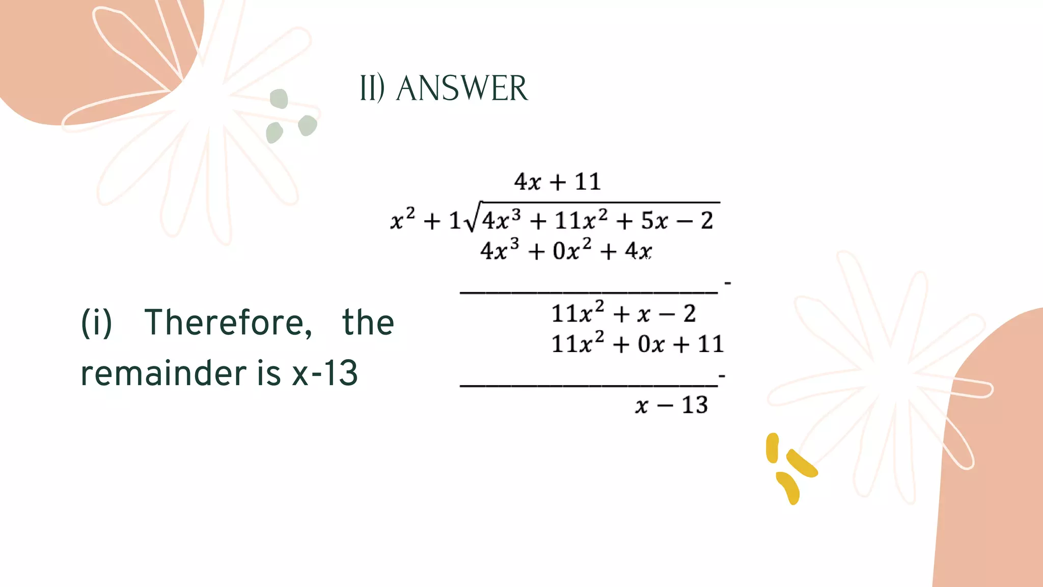 Algebra Presentation on Topic Modulus Function and Polynomials | PPT