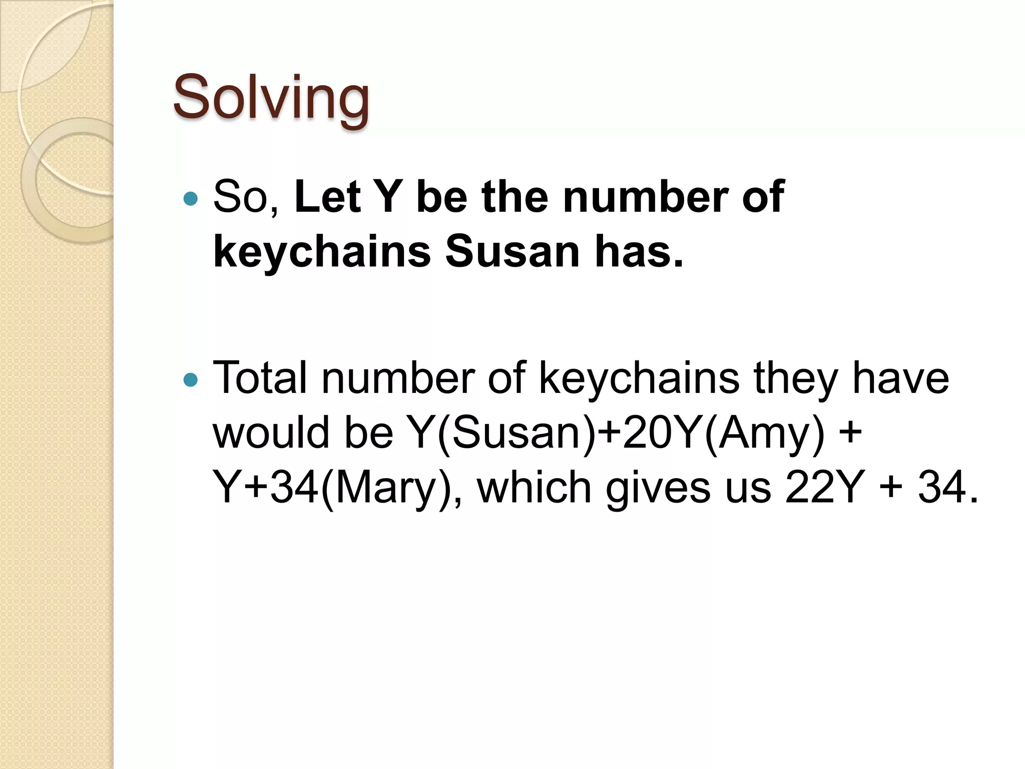 Algebra method | PPT