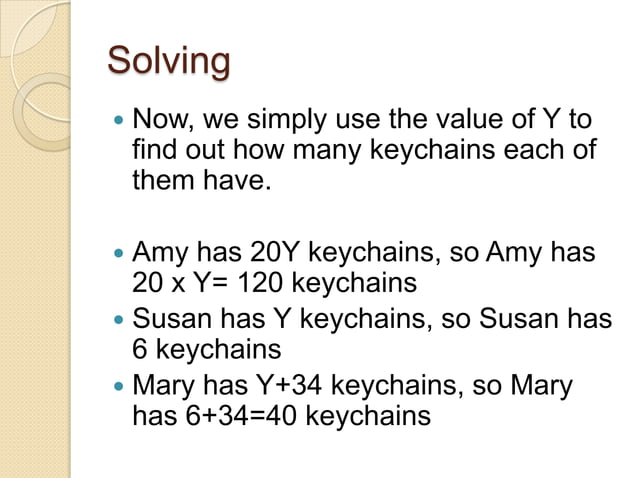 Algebra method | PPT