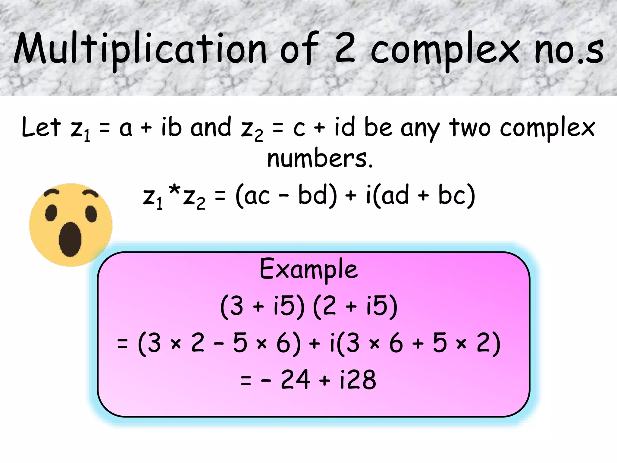 Algebra of complex numbers | PPTX