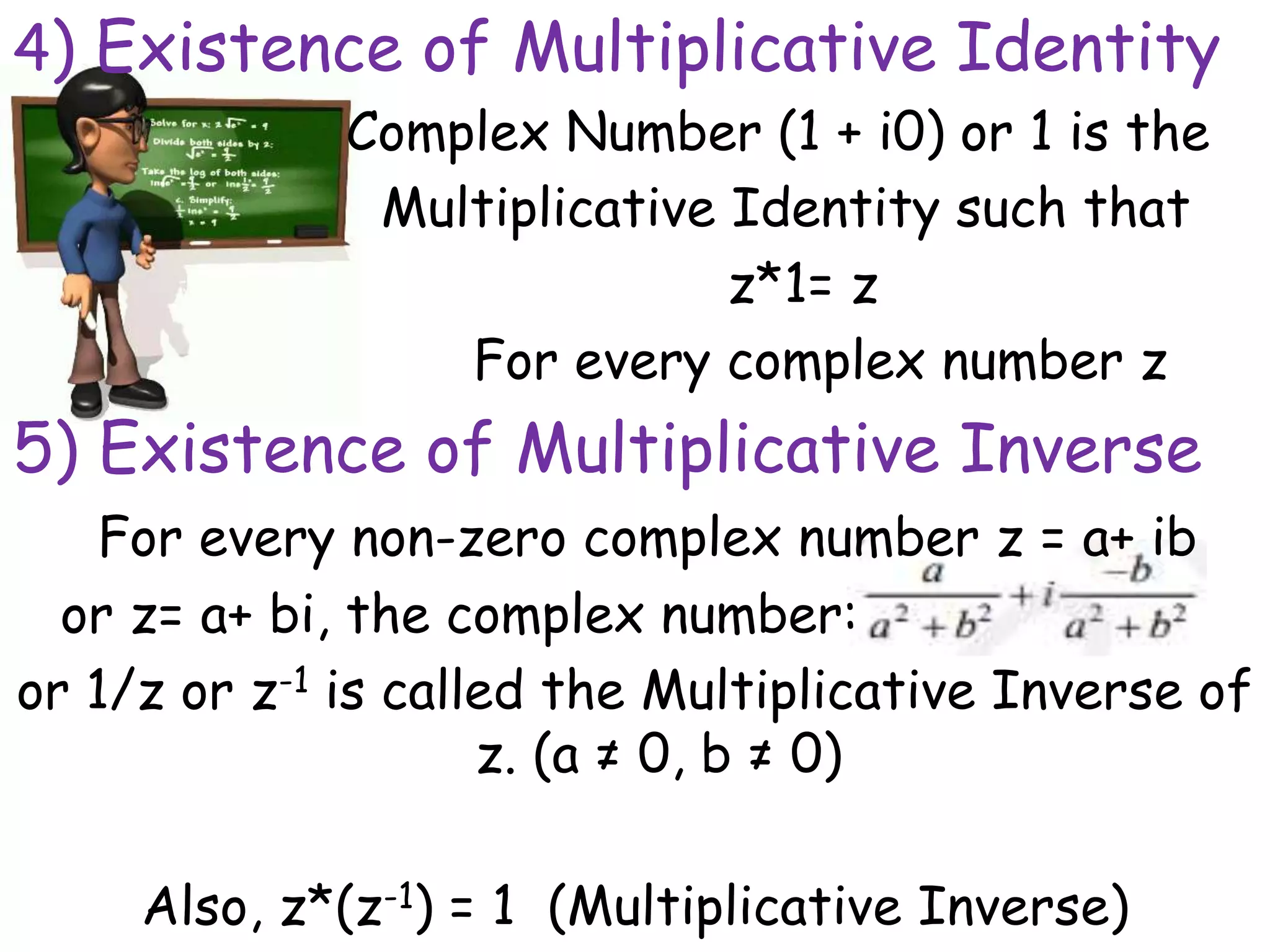 Algebra of complex numbers | PPTX