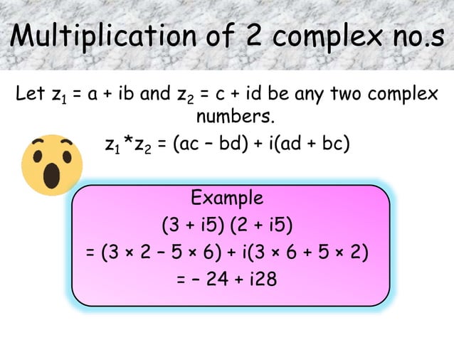 Algebra of complex numbers | PPTX