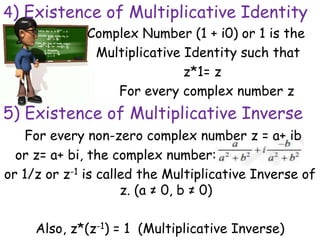 Algebra of complex numbers | PPTX