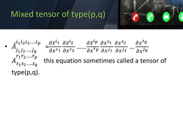 ALGEBRA OF TENSOR .pptx
