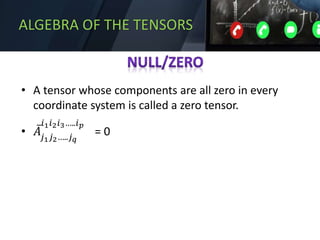 ALGEBRA OF TENSOR .pptx