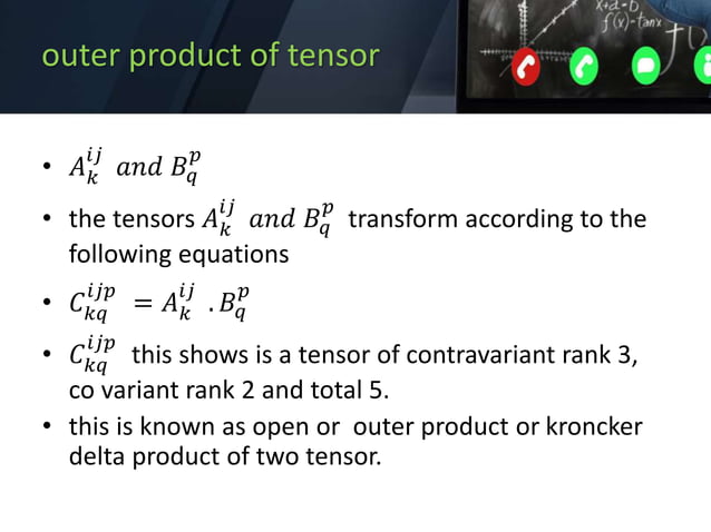 ALGEBRA OF TENSOR .pptx
