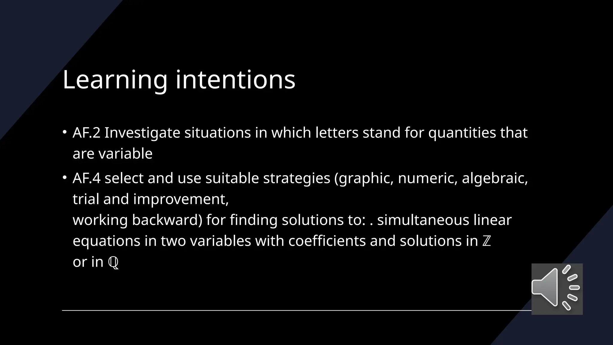 Algebra powerpoint for post primary students | PPT