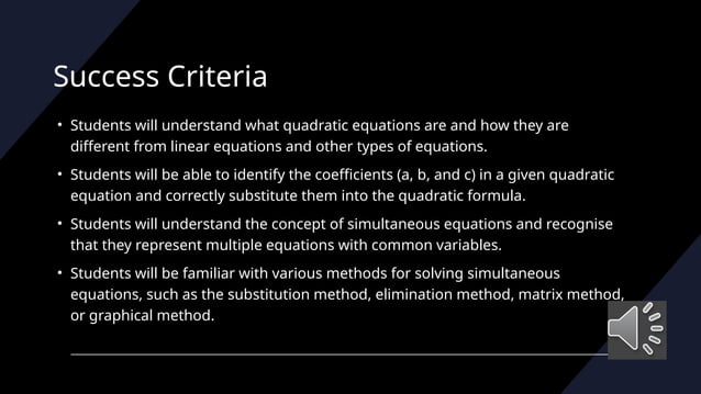 Algebra powerpoint for post primary students | PPT