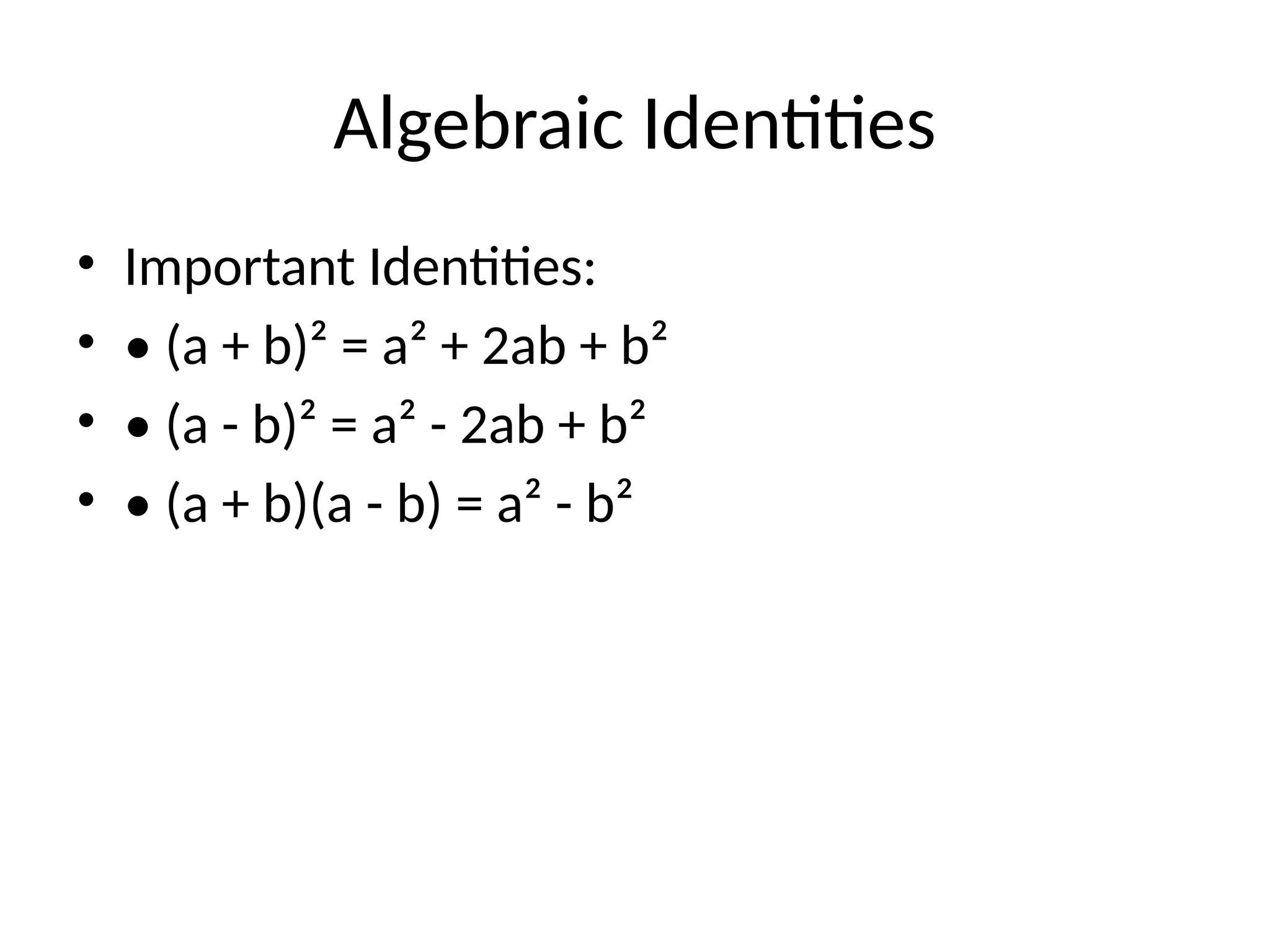 Algebra_PPT.pptx class 10 level for usee | PPTX