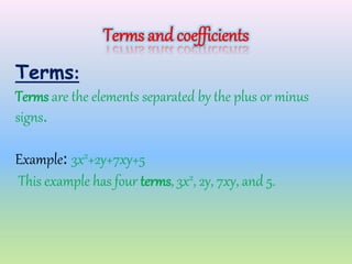 Algebra PPT | PPTX