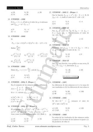 Preguntas de Algebra | PDF