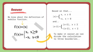 Algebra Presentation on Topic Modulus Function and Polynomials | PPTX