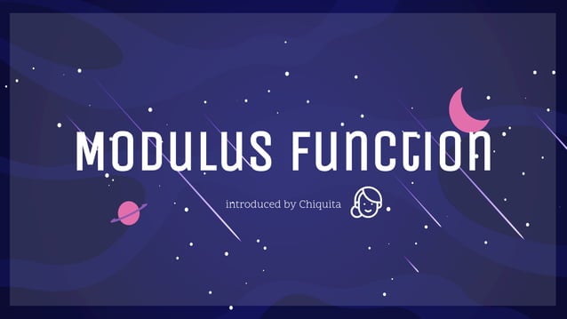 Algebra presentation on topic modulus function and polynomials | PPT