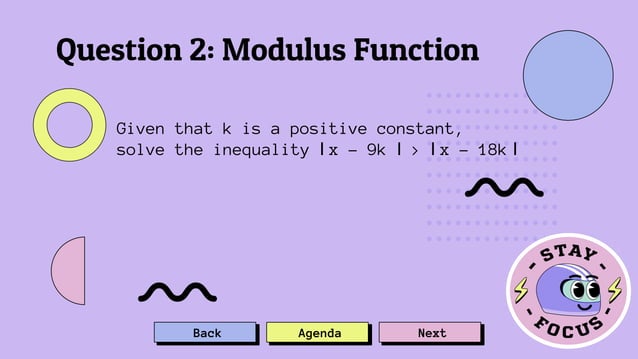 Algebra Presentation on Topic Modulus Function and Polynomials | PPTX