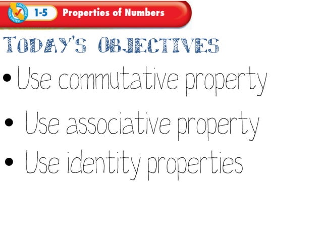 Algebra readiness properties of numbers | PDF