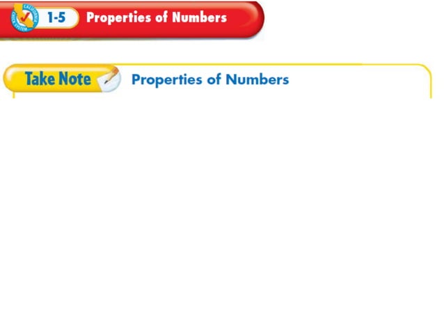 Algebra readiness properties of numbers | PDF