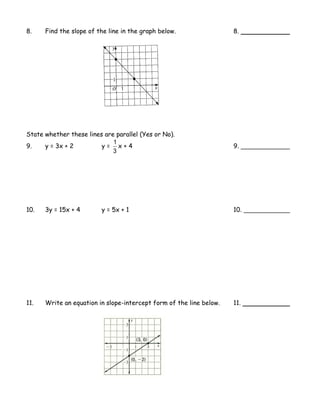 Algebra review | PDF