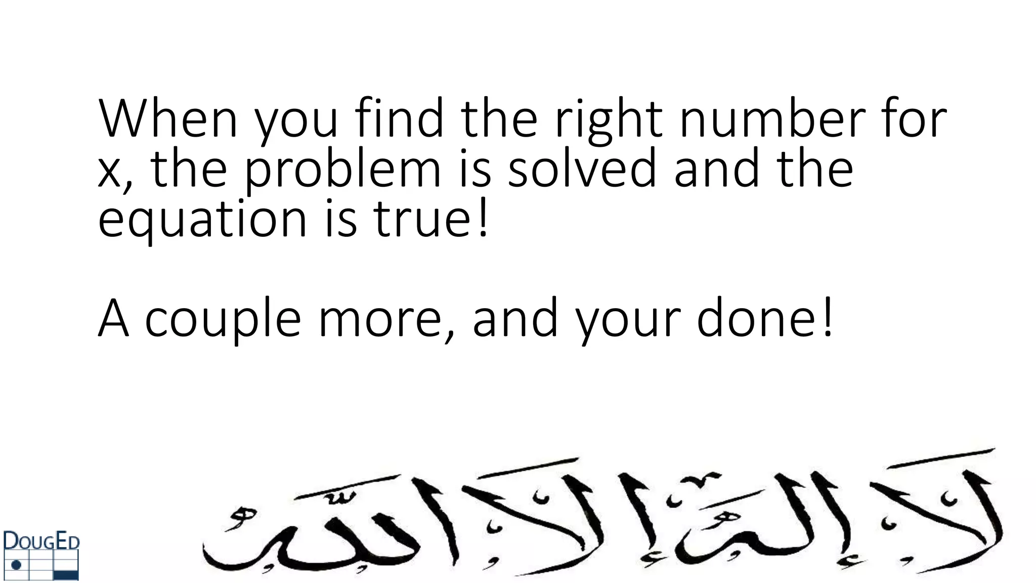 Simple Algebra Tutorial | PPT