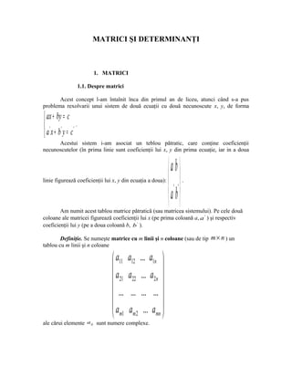Algebra si analiza de 11 | DOC