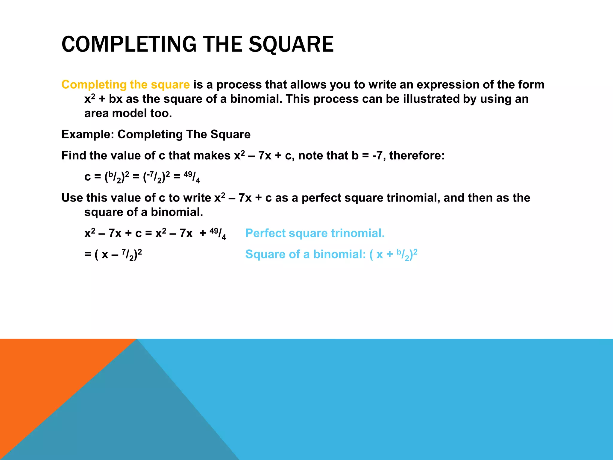 Algebra slideshow | PPT