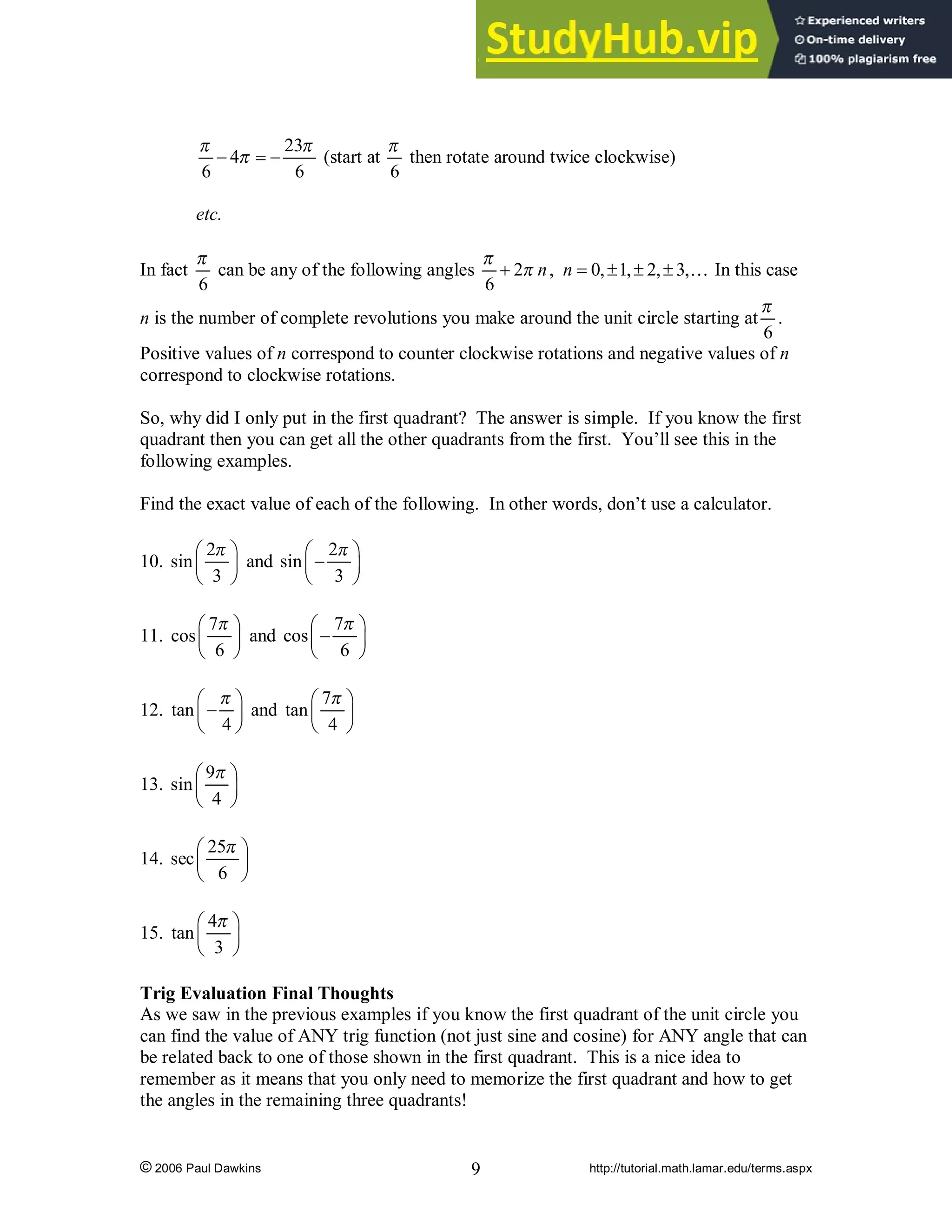 Algebra Trigonometry Problems | PDF | Physics | Science