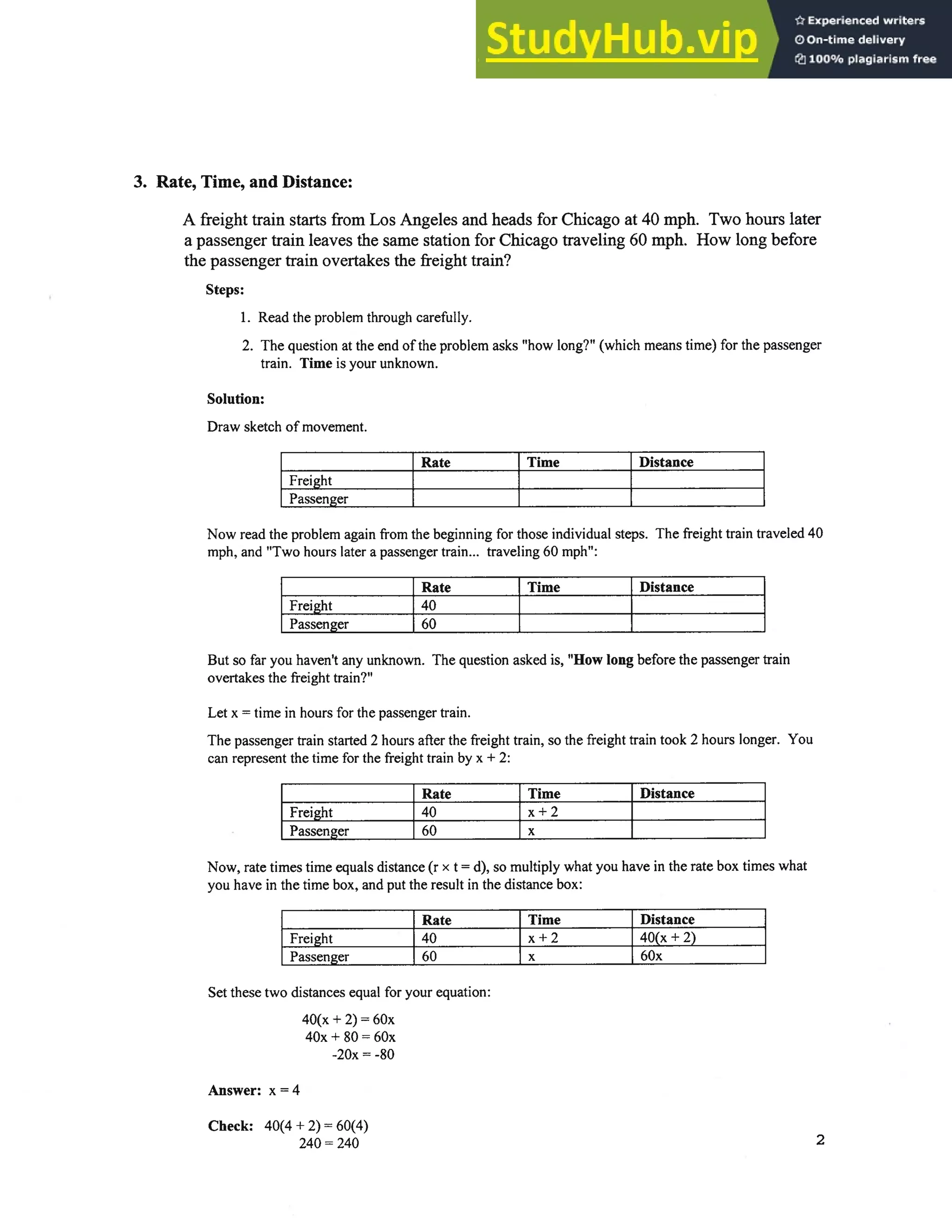 Algebra Word Problems 2 | PDF