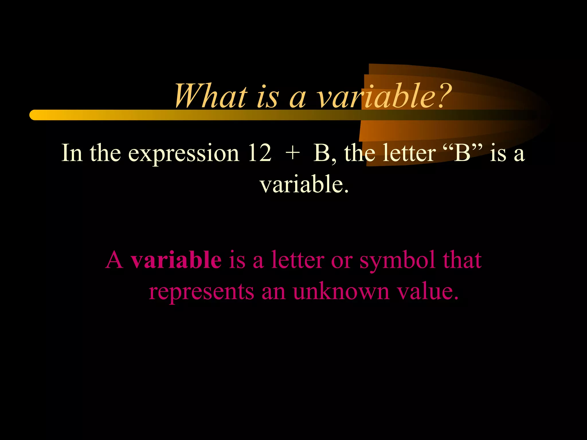 Algebricexpression 120522001340-phpapp01 | PPT
