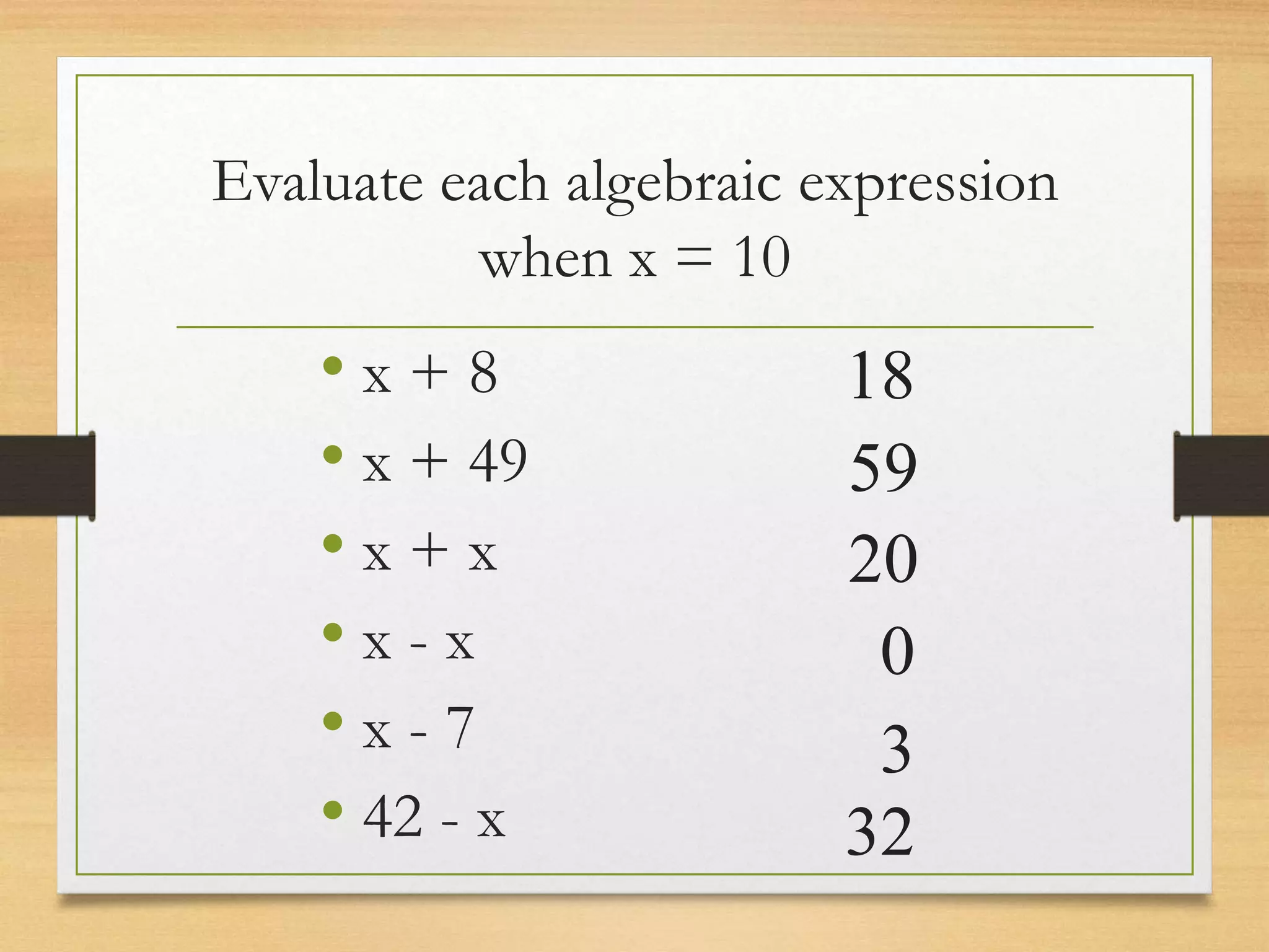 ALGEBRIC EXPRESSION 7.ppt