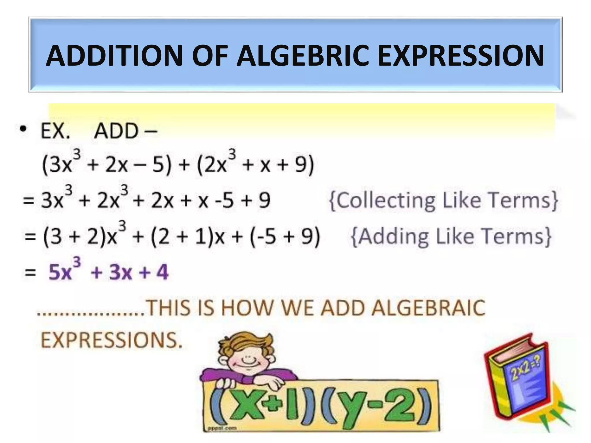 Algebric expressions and identity | PPTX